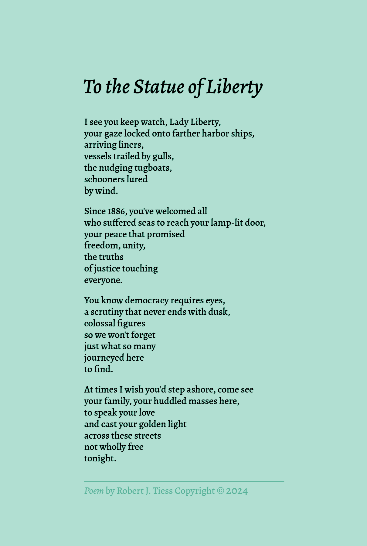 Poems About Freedom Democracy