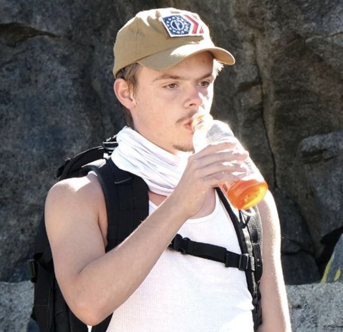 Meet Nicholas Morrell of the Michigan cell of Patriot Front who was recorded on video destroying ...