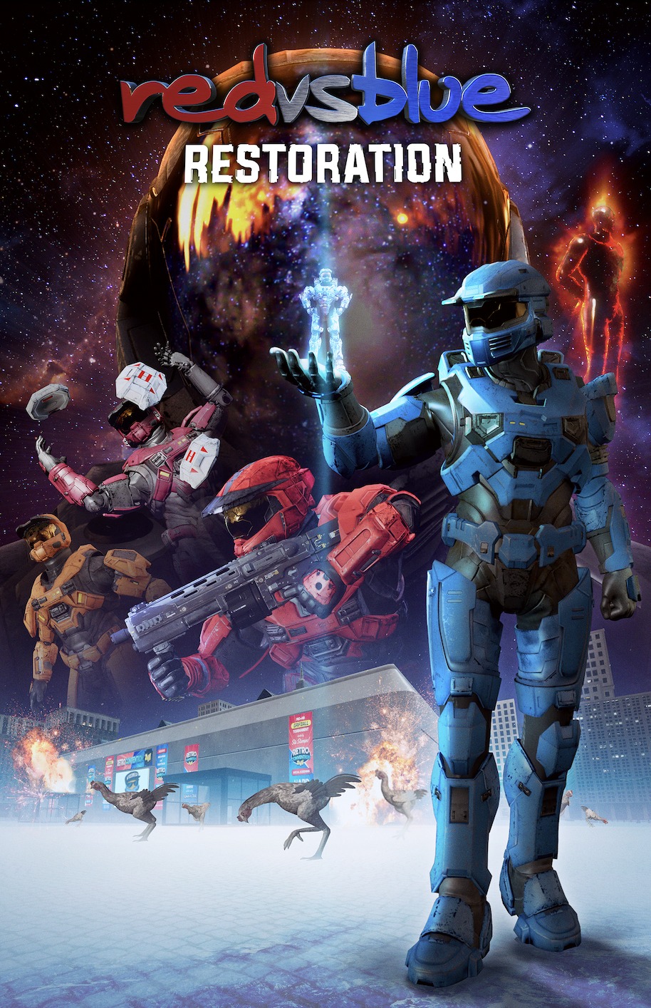 Red Vs Blue Caboose