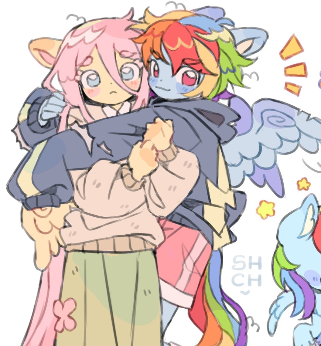 「FlutterDash🌈🦋 #fanart」Sharpy🌱の漫画