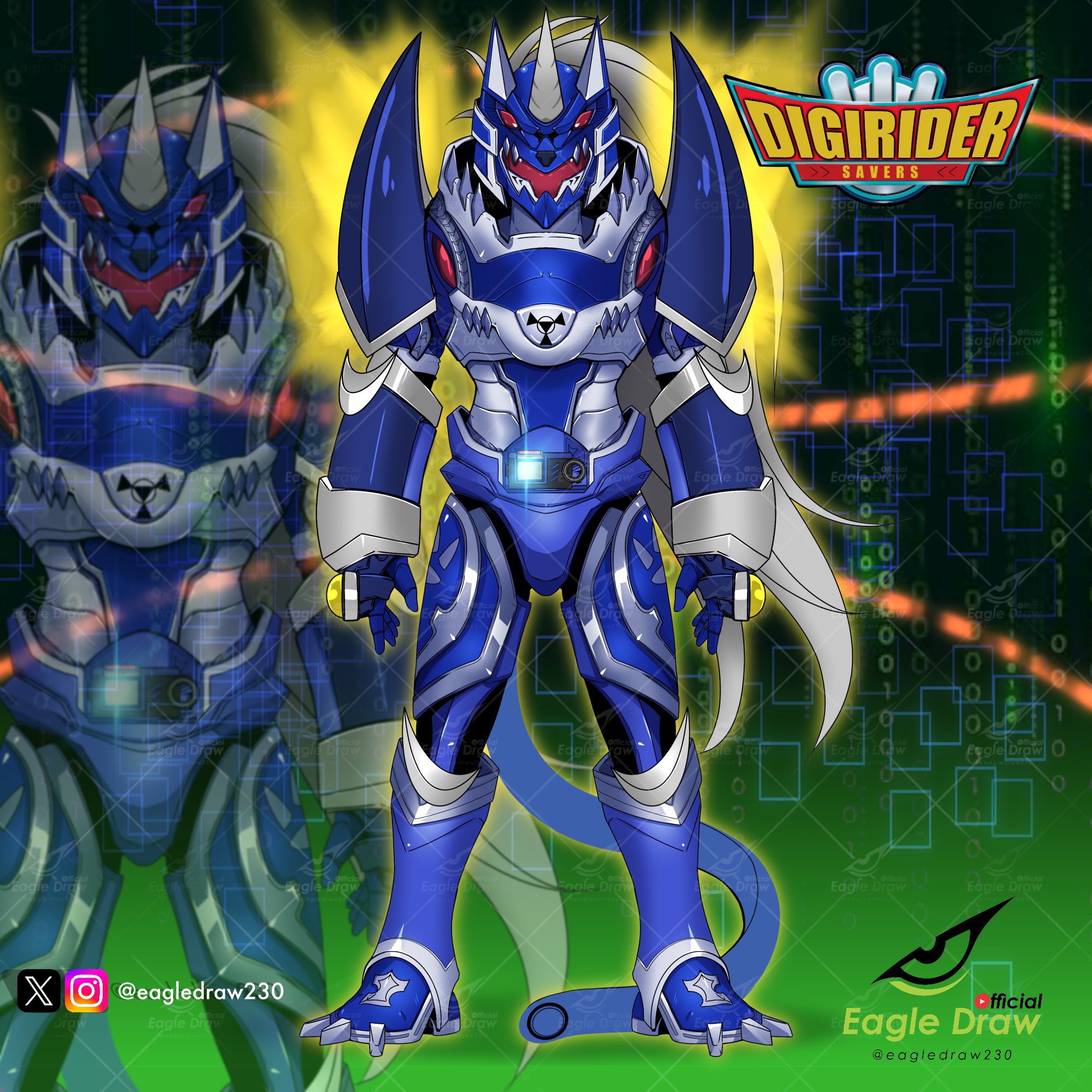 Digimon Data Squad Miragegaogamon Burst Mode ShineGreymon: Burst Mode
