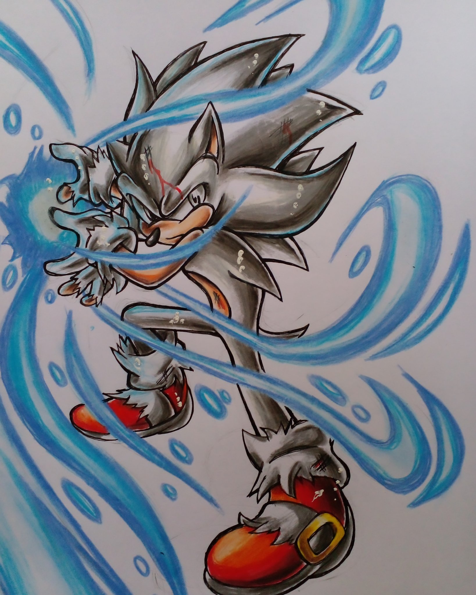 Sonic The Werehog Drawings