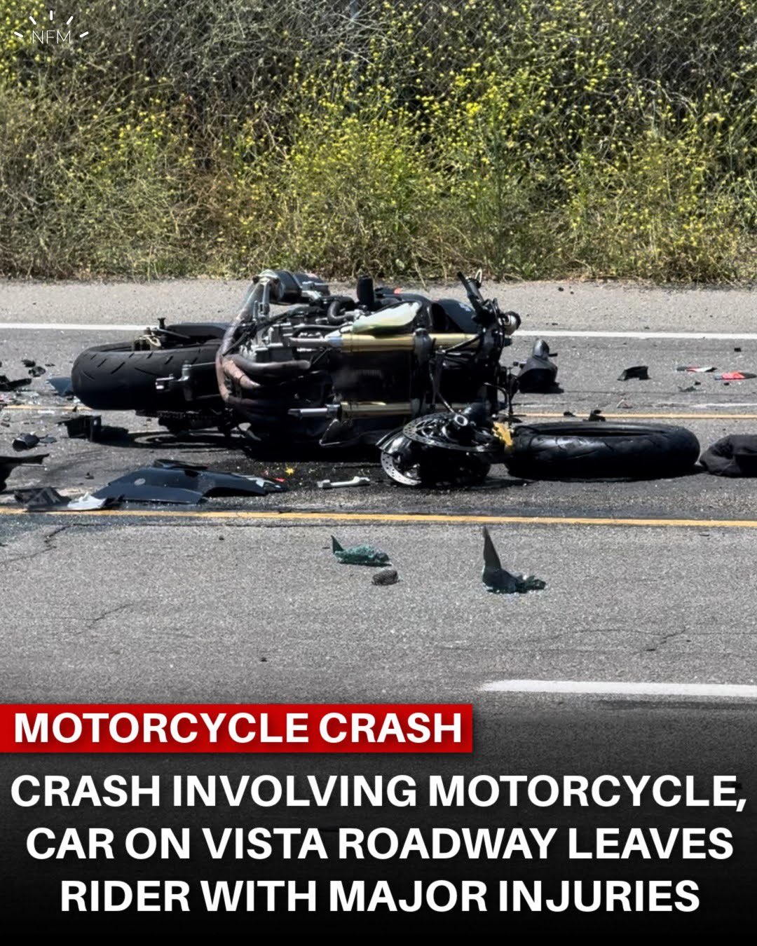 Graphic Motorcycle Accident Video