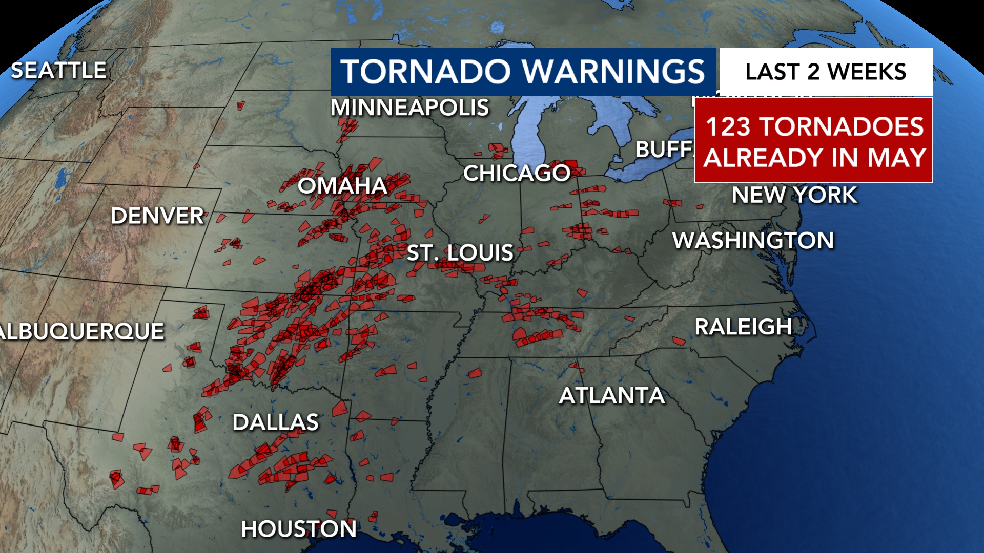 Denver Tornado Touchdown Map 2024