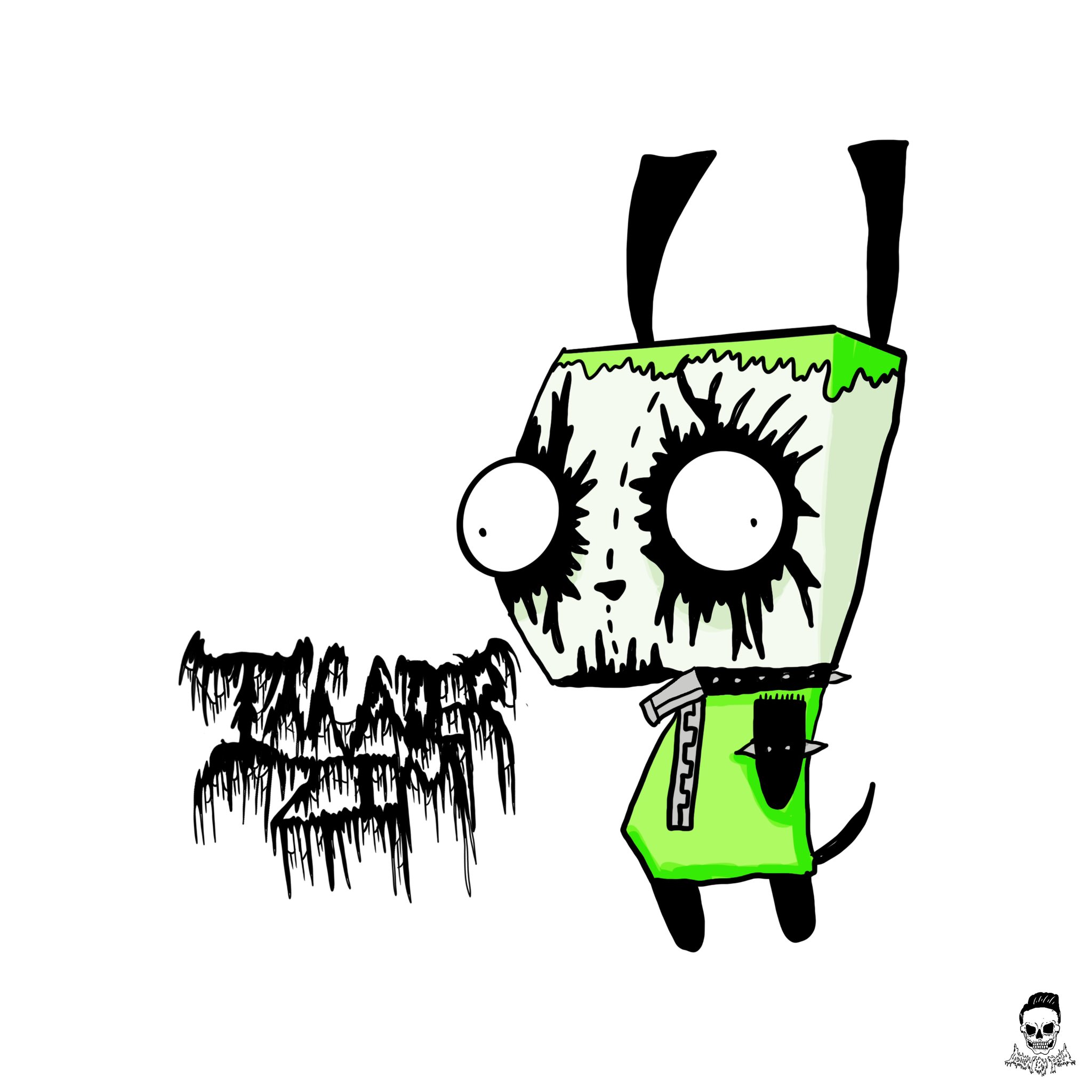 Invader Zim Logo Invader Zim Creator Explains Why Nick Canceled, Then