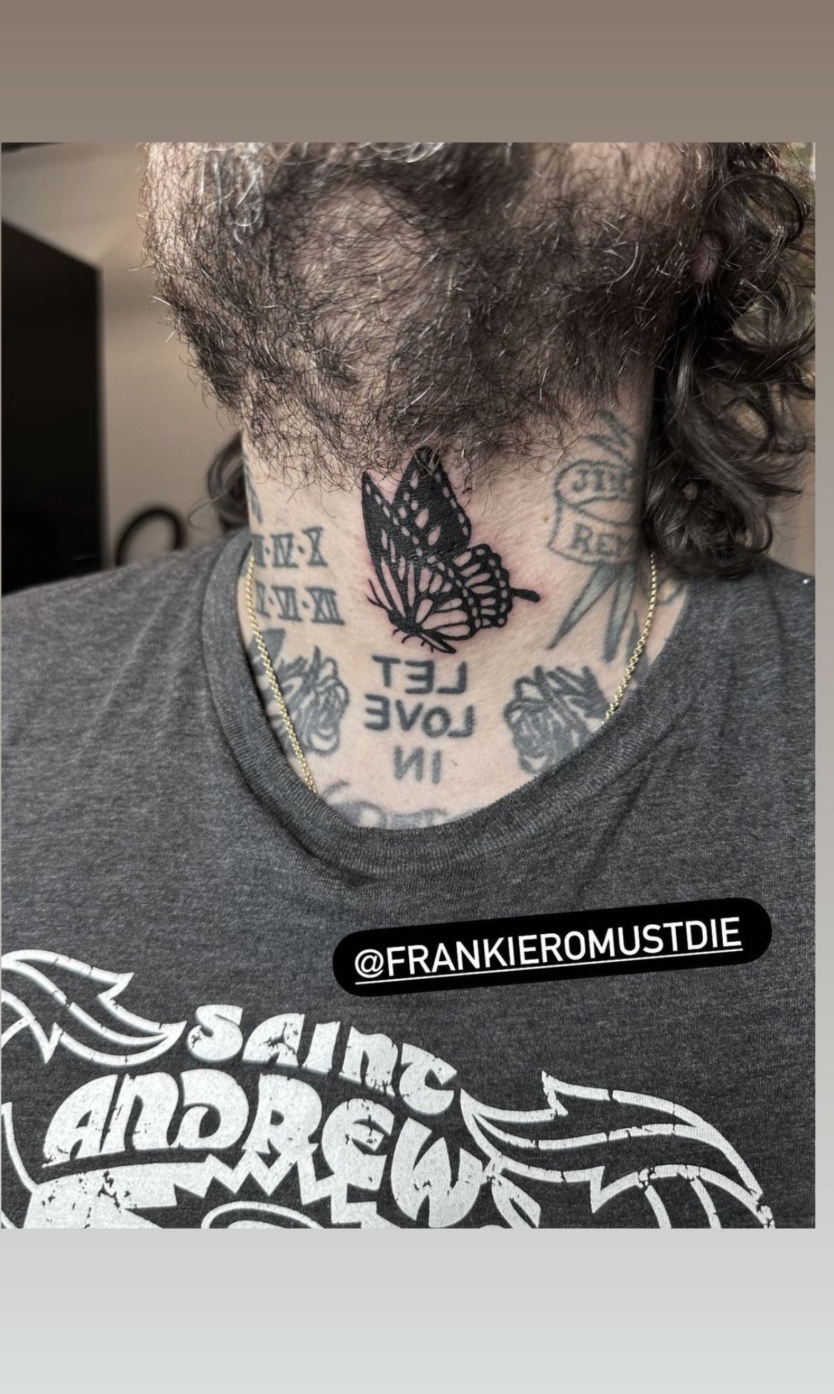 Frank Neck Tattoos