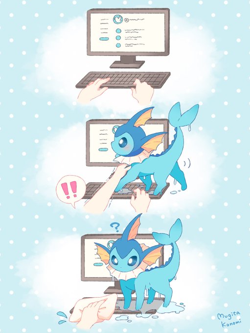 「vaporeon」Fan Art(Latest)
