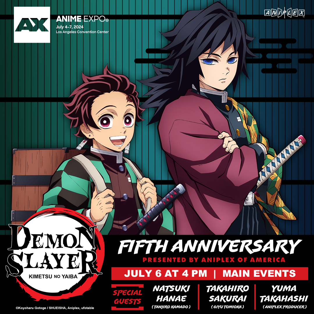 ⭐ ANIME EXPO ⭐ The Demon Slayer: Kimetsu no Yaiba 5th Anniversary ...
