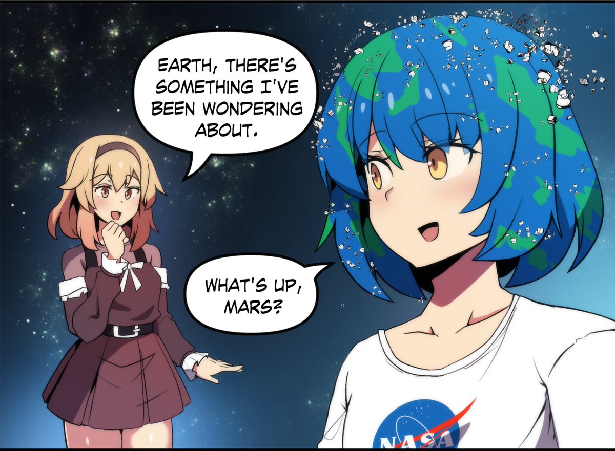 「Earth-Chan's Space Junk 」Merryweather Mediaの漫画