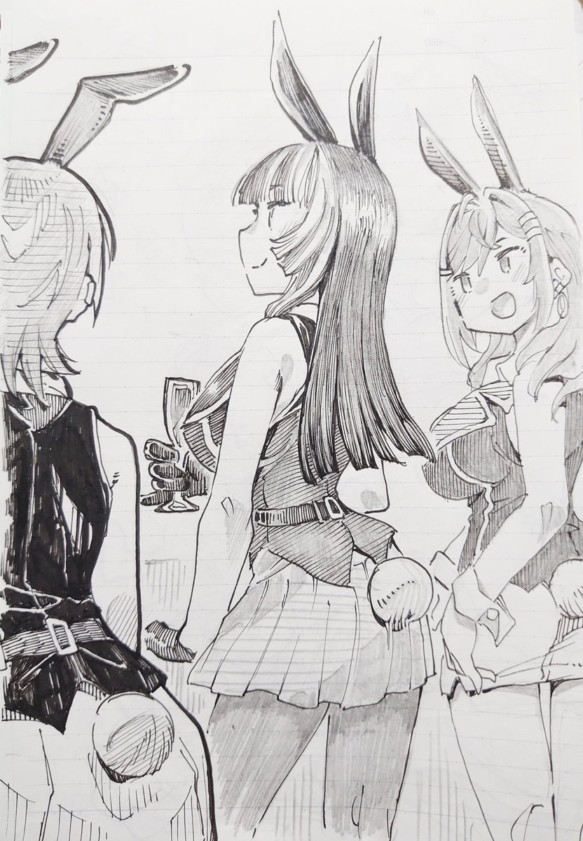 「かわいい女の子を描きました。 #ririkart 」かわいい女の子を描くマシーンの漫画