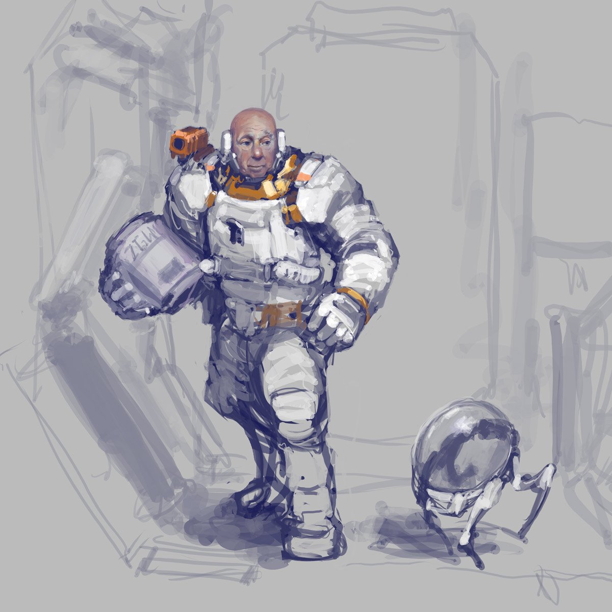 「2020 was a very painterly year. It's som」|Mike Doscherのイラスト