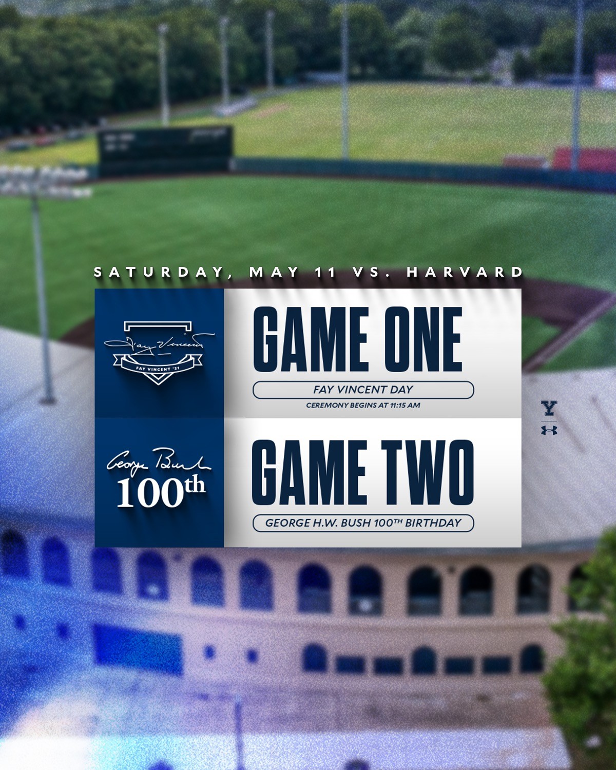 George Bush Yale Baseball Yale Baseball Field Named In Honor Of George