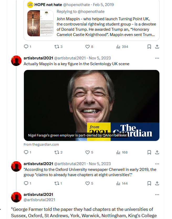 @truther_justice George Farmer > Turning Point - Thread from ...