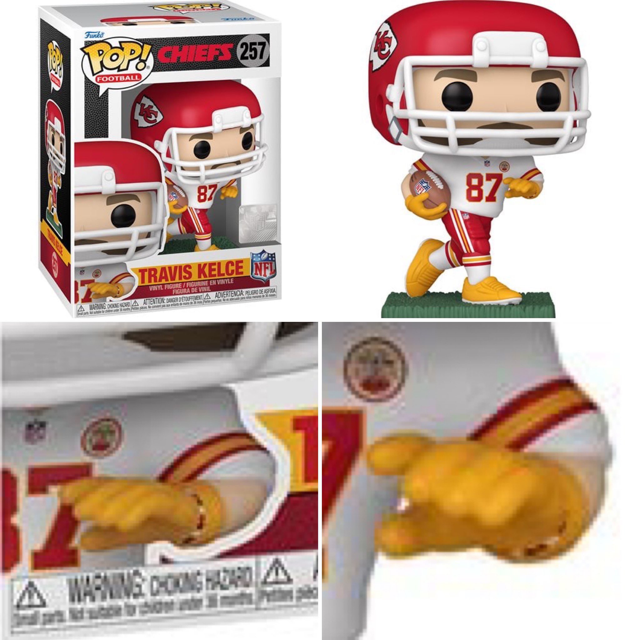 miss misery a X new travis kelce funko pop has a friendship bracelet on his wrist https t OPQYKlHHHw X
