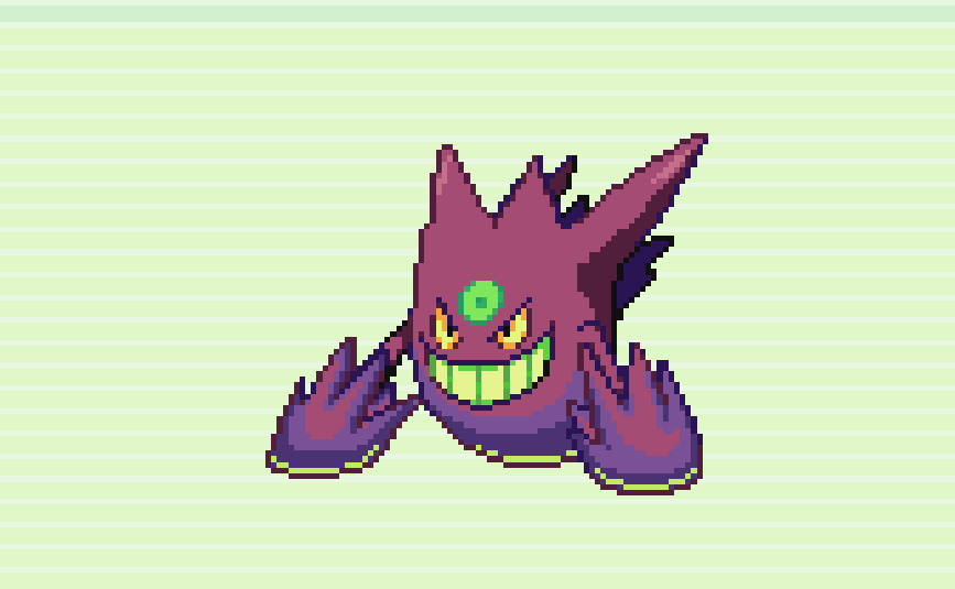 Shiny Gengar Sprite