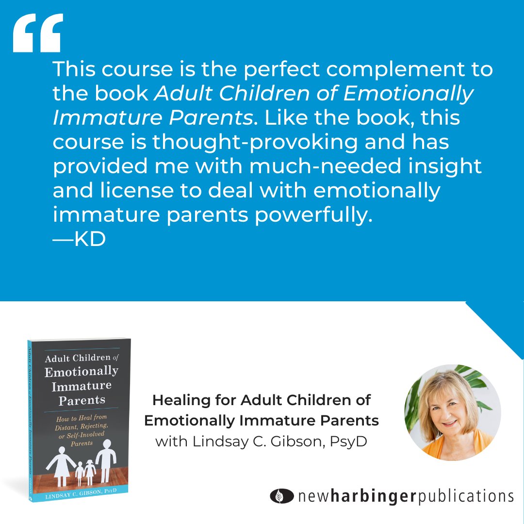 Immature Children New Harbinger Publications (@newharbinger)’s