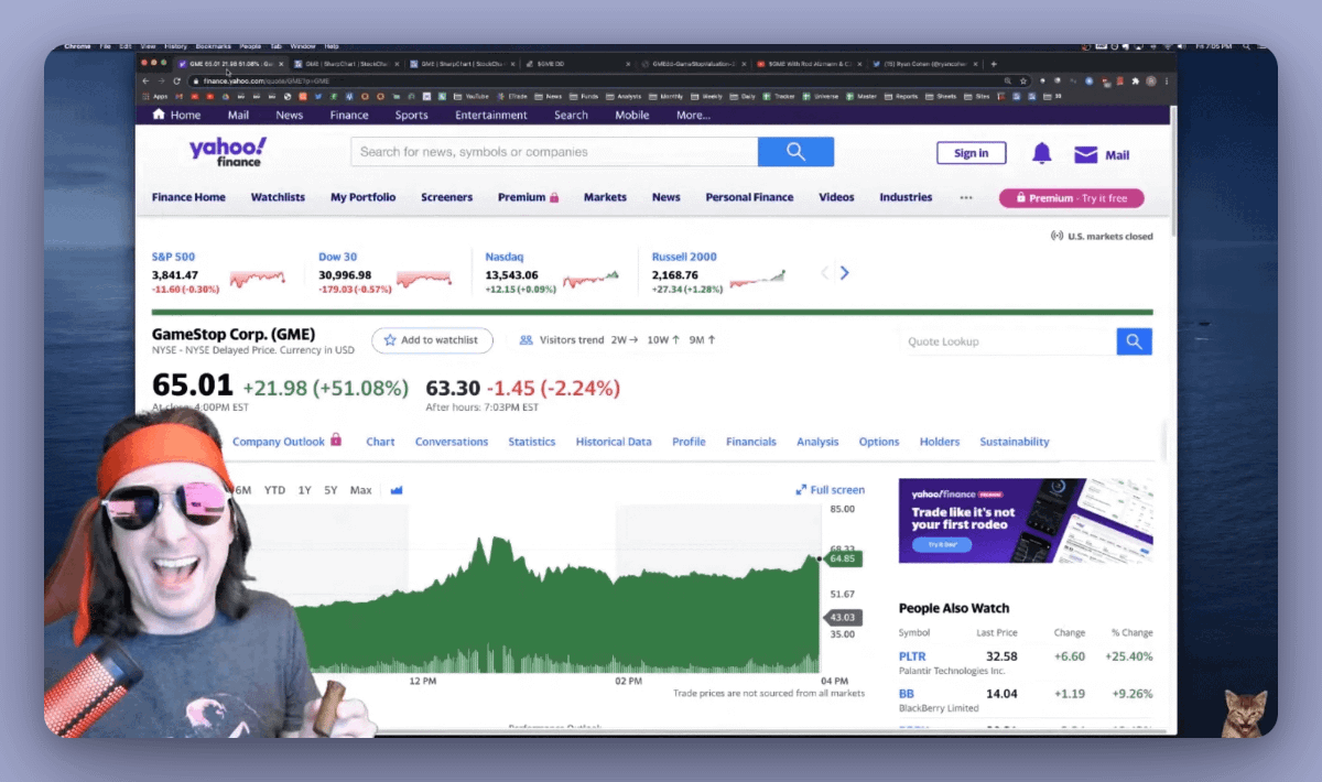 Meet Roaring Kitty - a retail trading legend. From $53k to $48 million ...