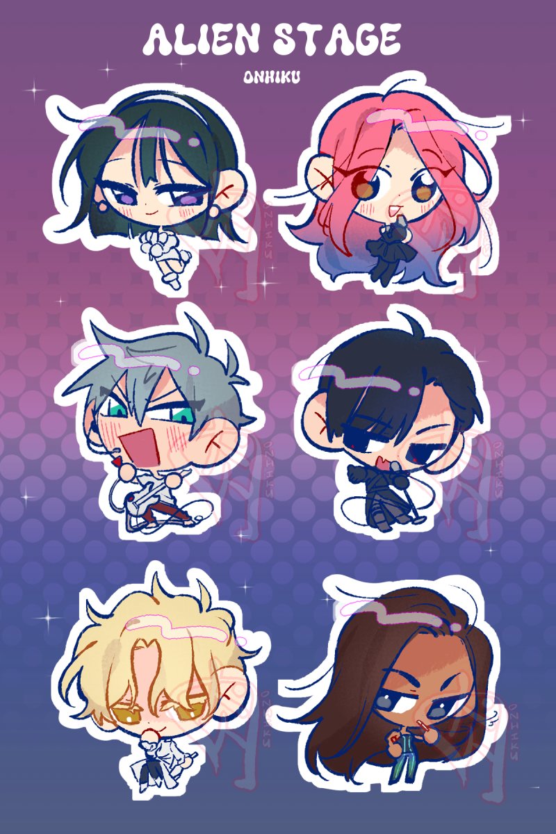 「my last merch... alnst sticker sheet.i c」|🥩 @ Sakura Con 3102のイラスト