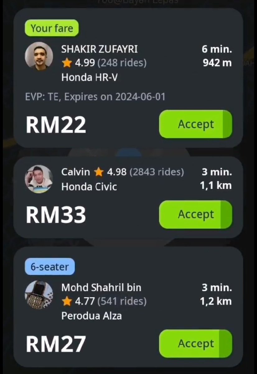 How is your e-hailing experience with Maxim