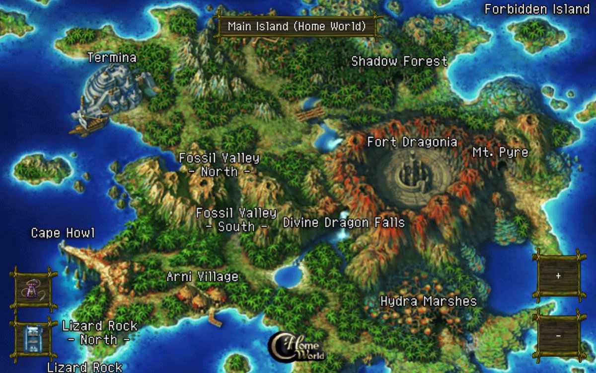 Chrono Cross Map