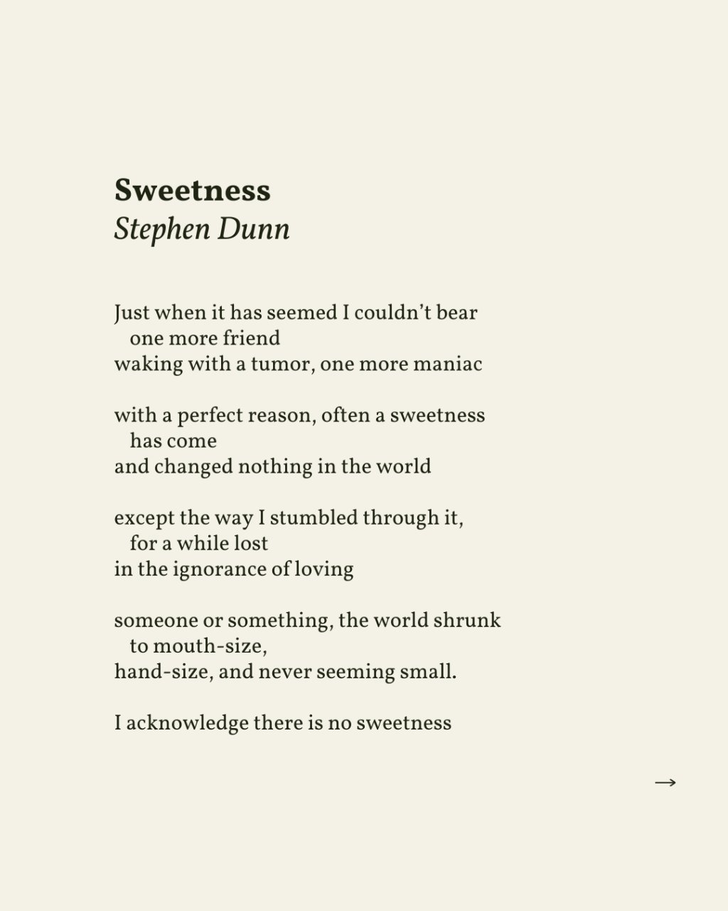 Stephen Dunn Quotes Poetry