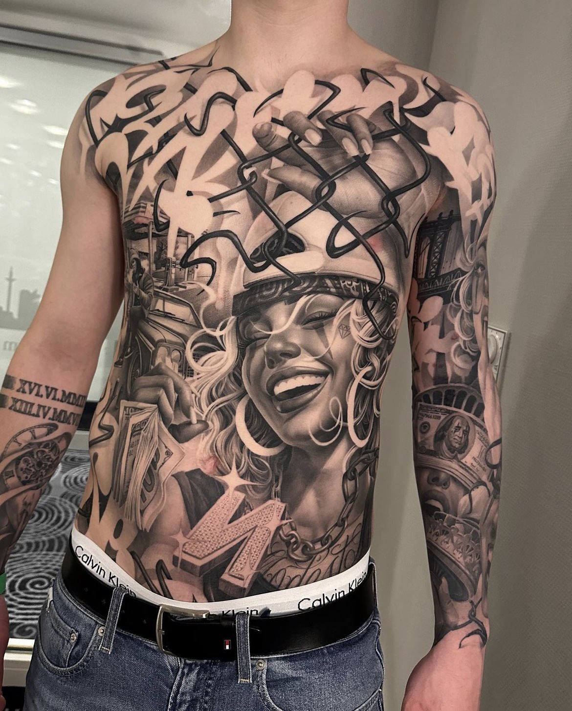 Chain Link Fence Tattoos