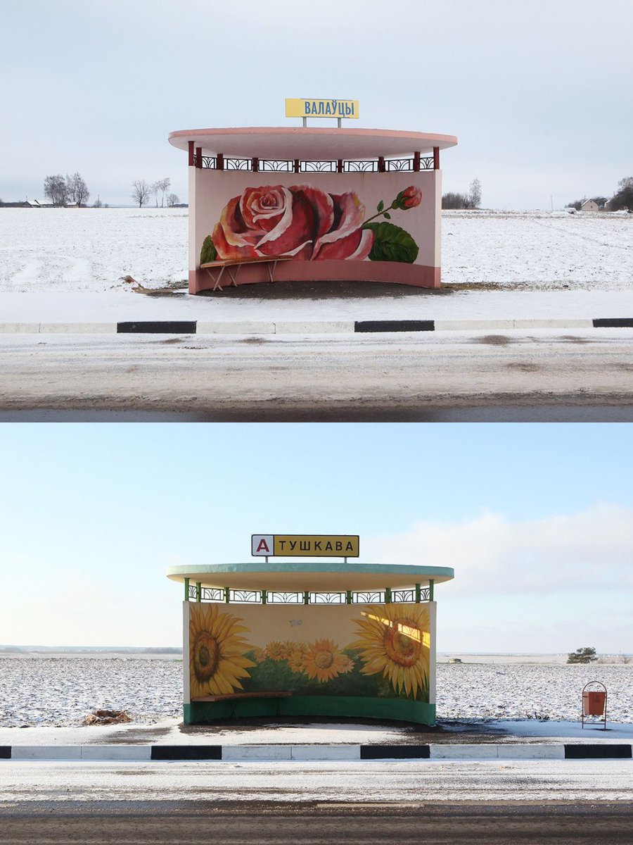 The most beautiful and unusual bus stops on Earth - a thread 🧵 1 ...