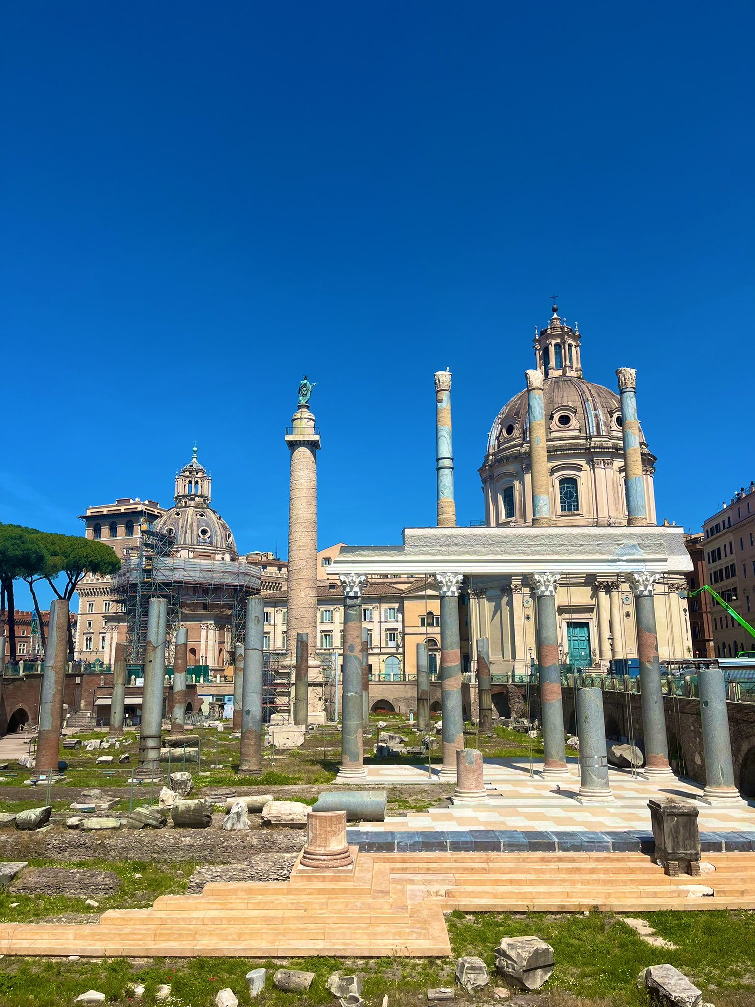 Basílica Ulpia Trajano Foro Roma FOTOS DE FORO Y MERCADO DE TRAJANO