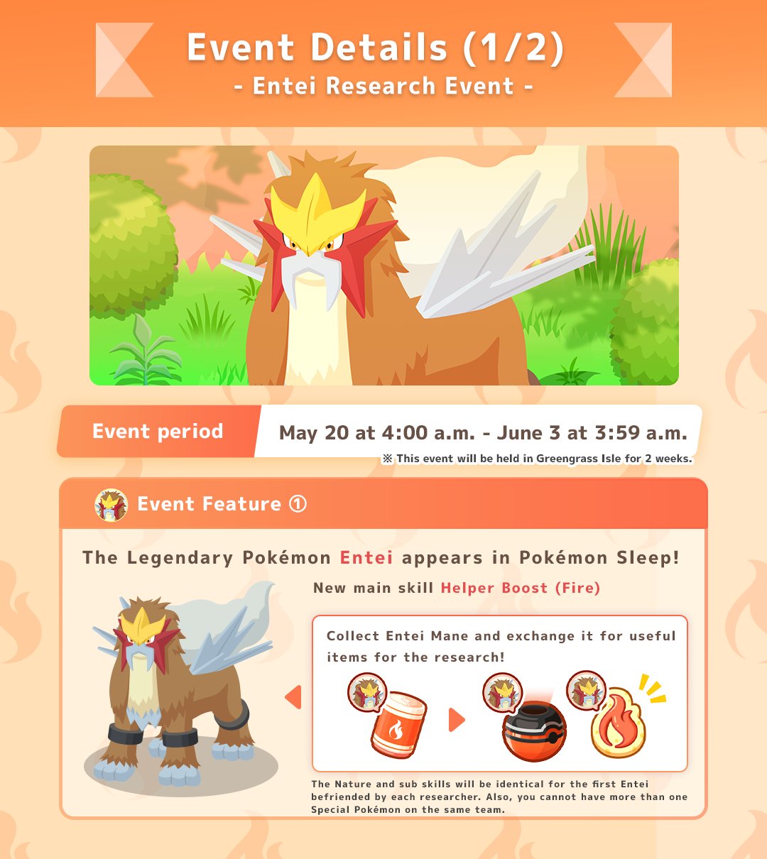 Entei Legendary Pokemons