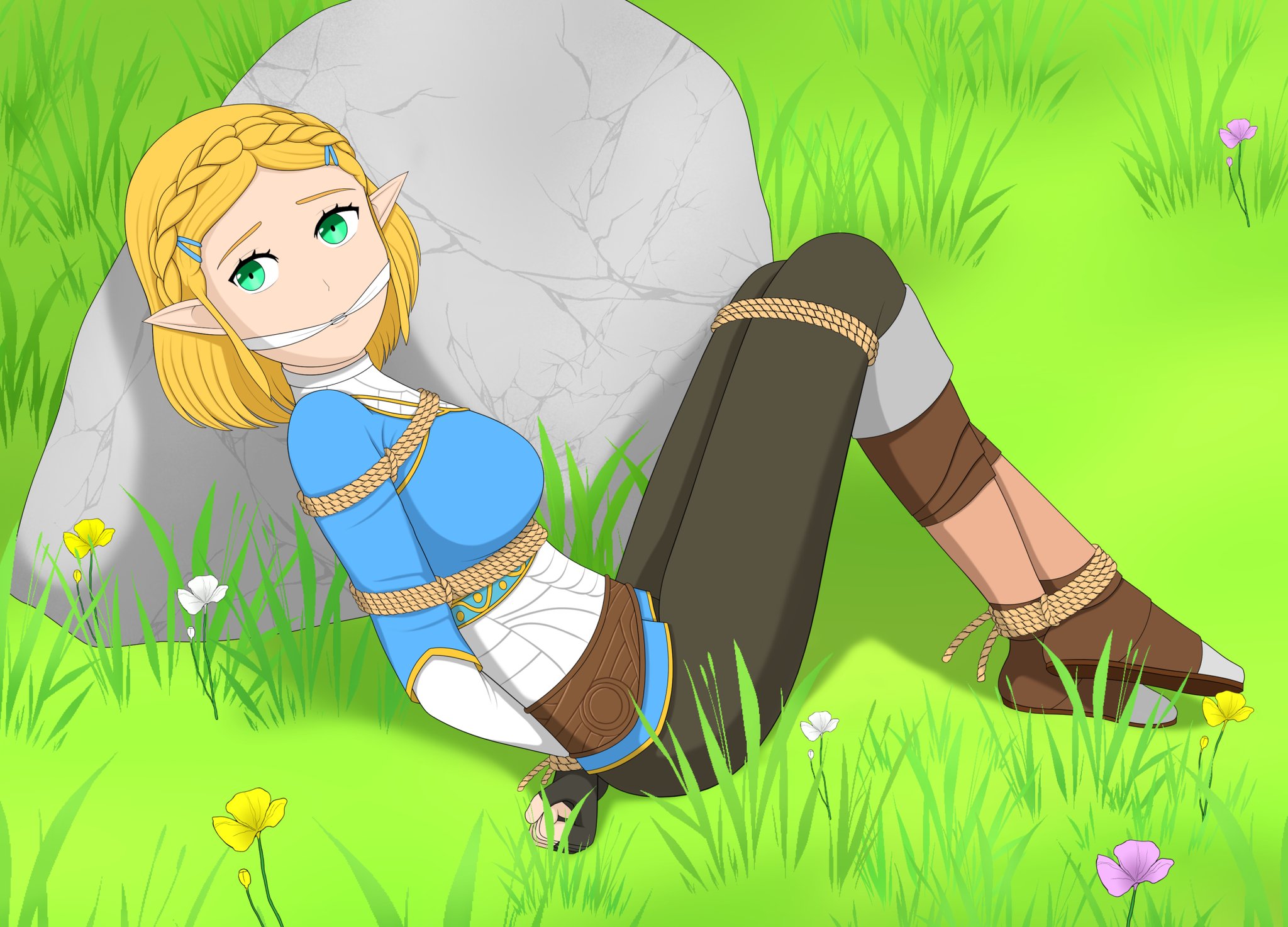 Zelda Tied Up The Legend Of Zelda: Kidnap Of The Wild By