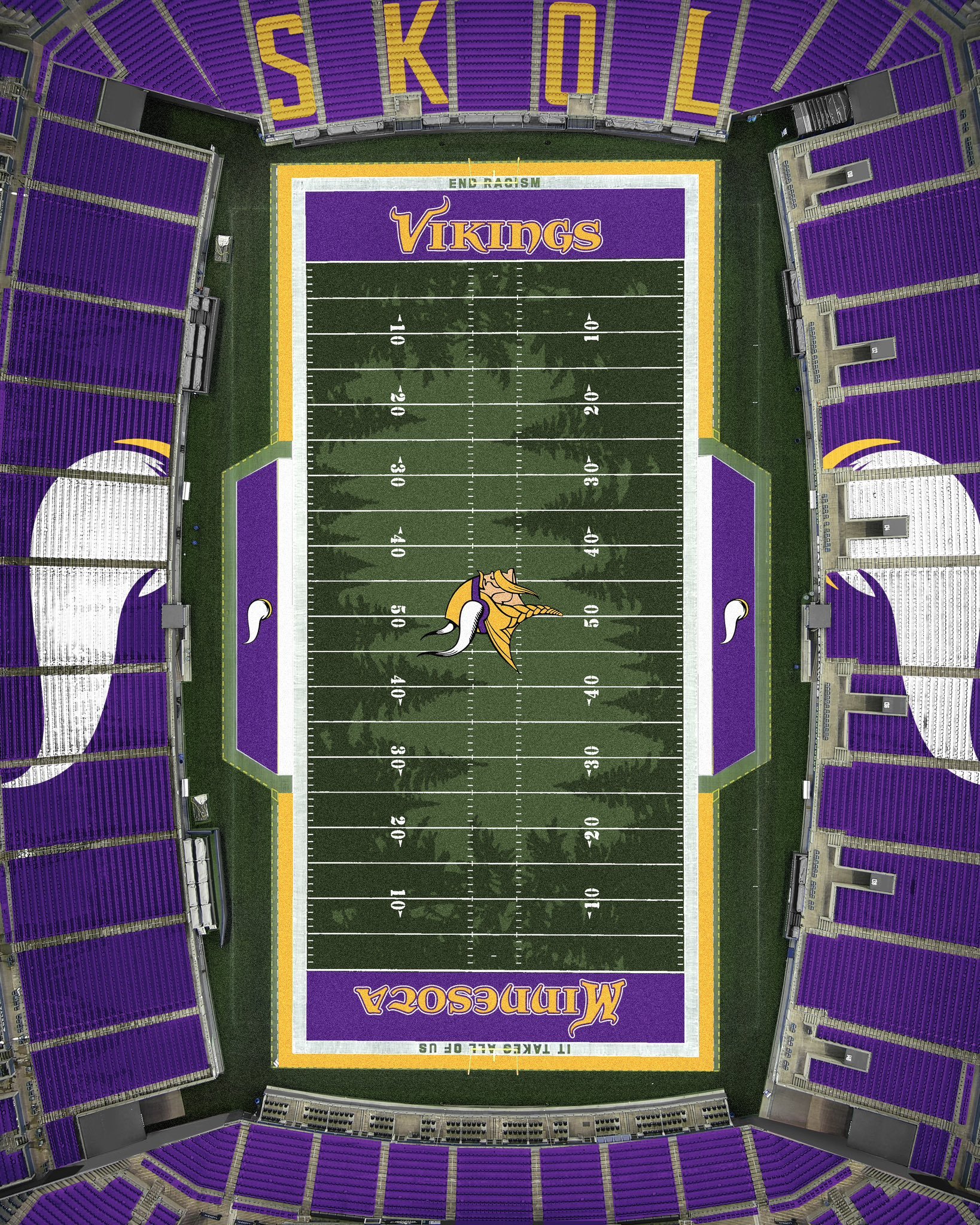 Vikings Stadium Seating Section 346 At U.S. Bank Stadium