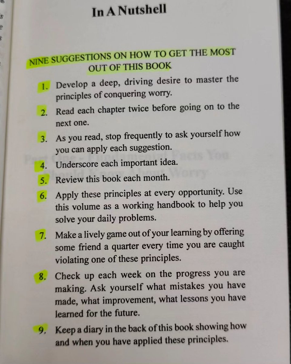 8 Powerful Lessons from "How To Stop Worrying & Start Living" - Thread from Psychology of Wealth ...