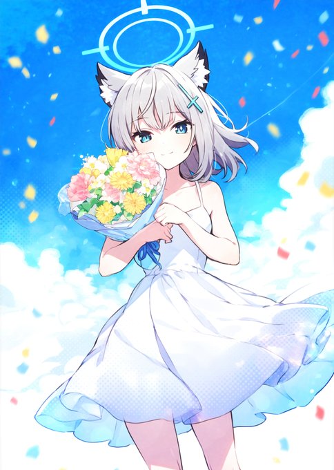 「shiroko (blue archive)」Fan Art(Latest)｜2pages