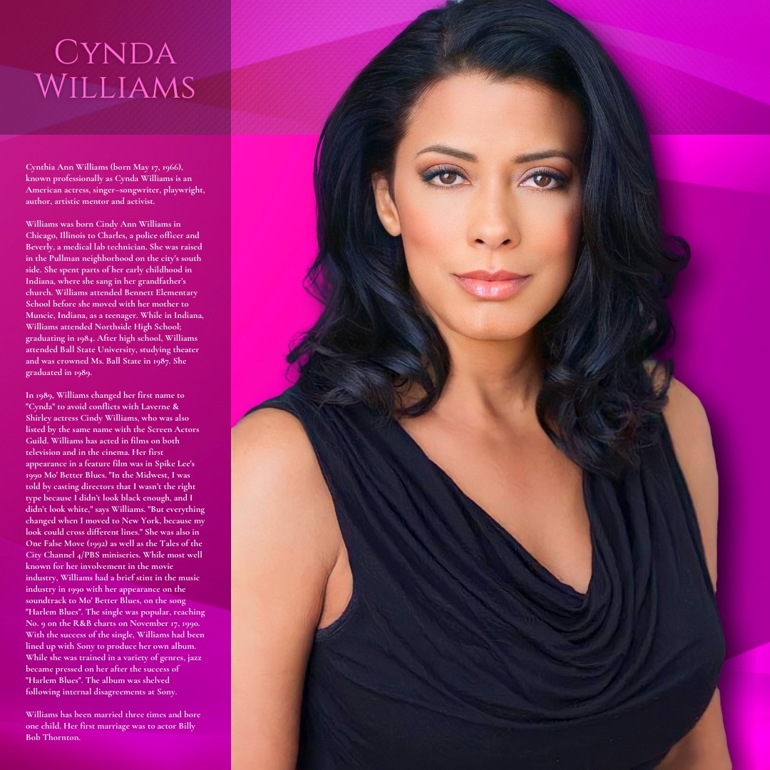 Cynda Williams 2024