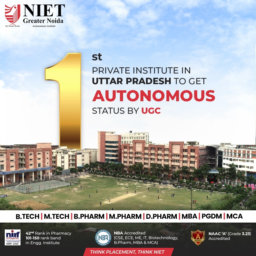 Niet Greater Noida Logo NIET Greater Noida: Admission 2024, Cutoff,