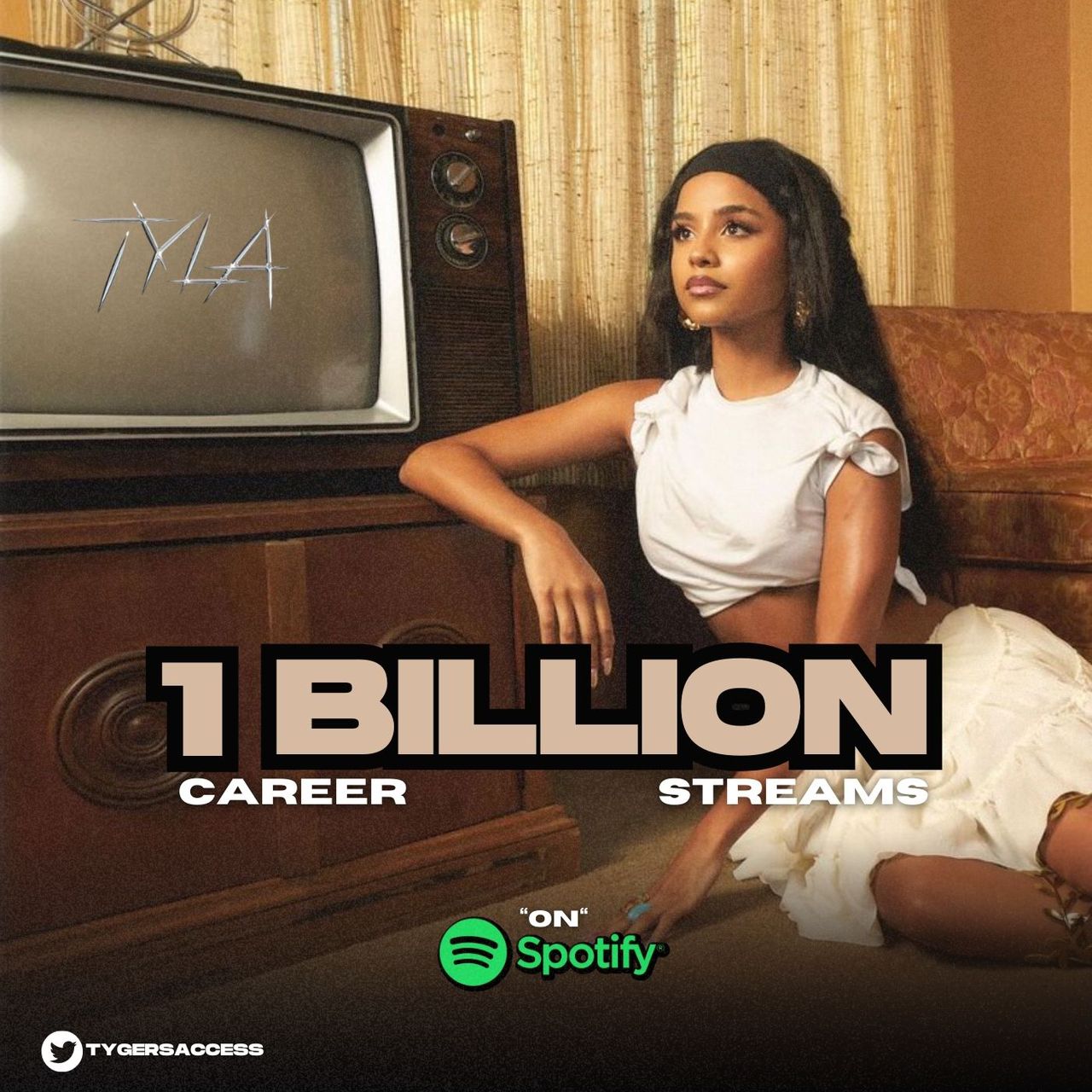 Tyla makes history with 1 billion streams for debut album. – Radio ...