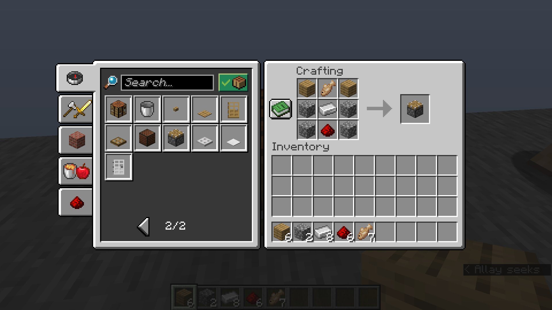 Piston Crafting Recipe
