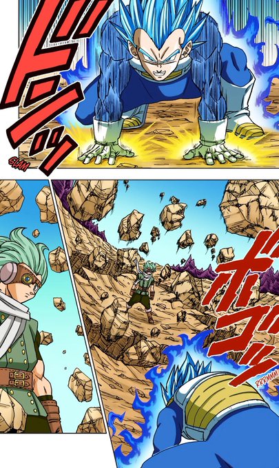Super Saiyan Blue Evolution Vegeta A.. | Dragon Ball Manga Panels さんの ...