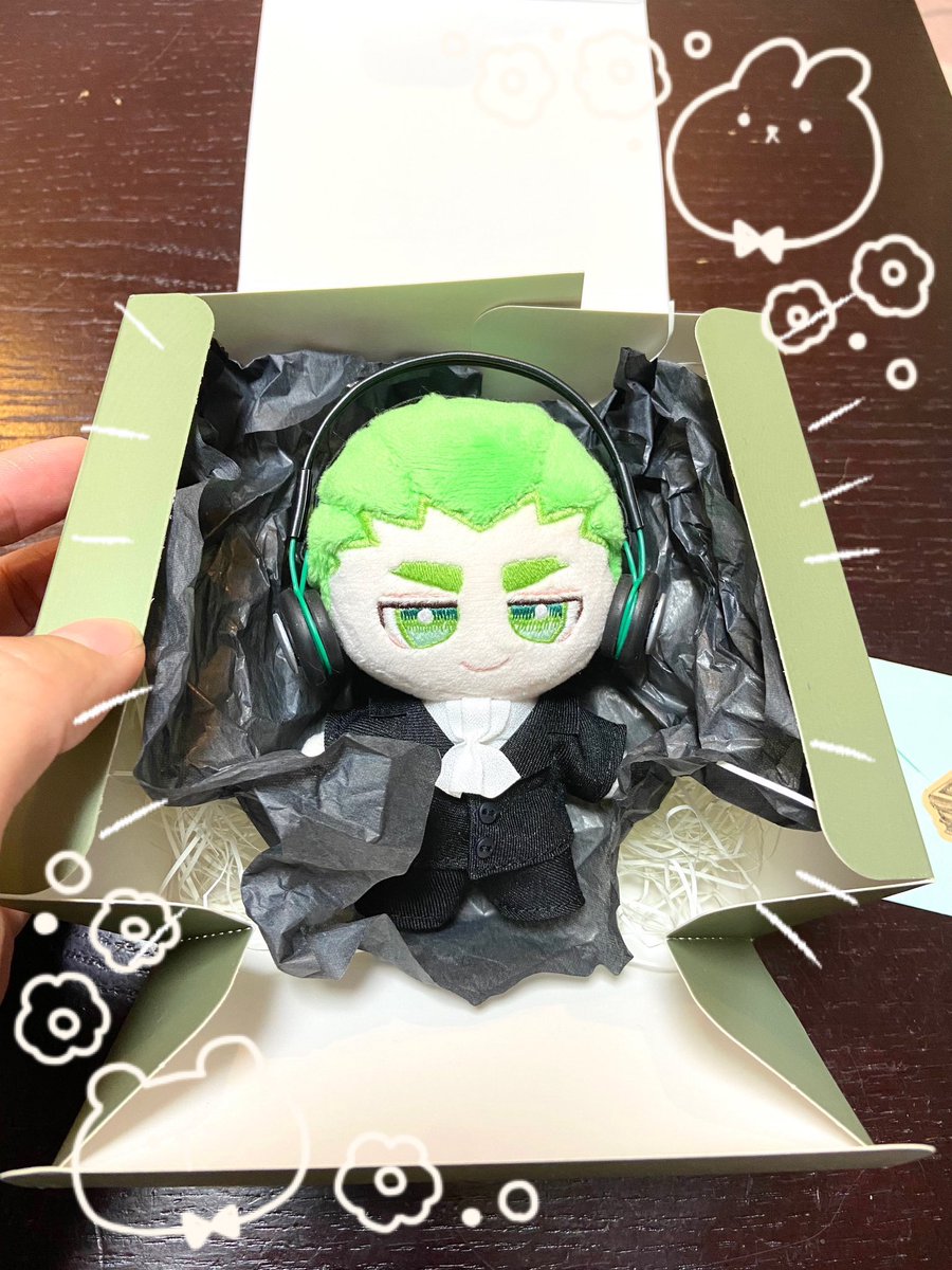 「紫さん(@meme_ykr)栢さん(@kaya_ksc_226)の🎧ぬいプレゼント企画になんとなんと当選しましたー😭」うどんの漫画