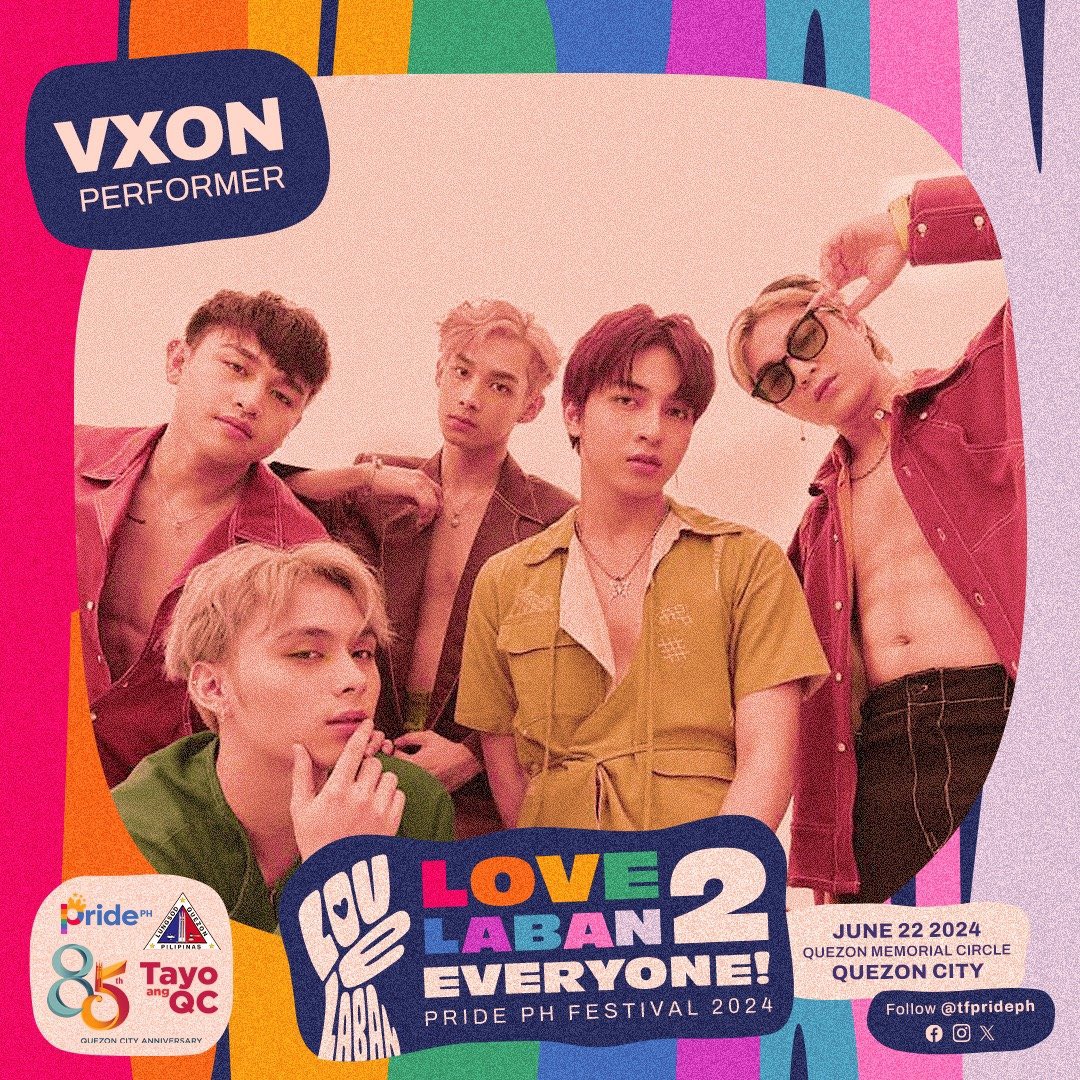[📅] VXON EVENT Catch VXON on LOVE LABAN EVERYONE PRIDE PH FESTIVAL this ...
