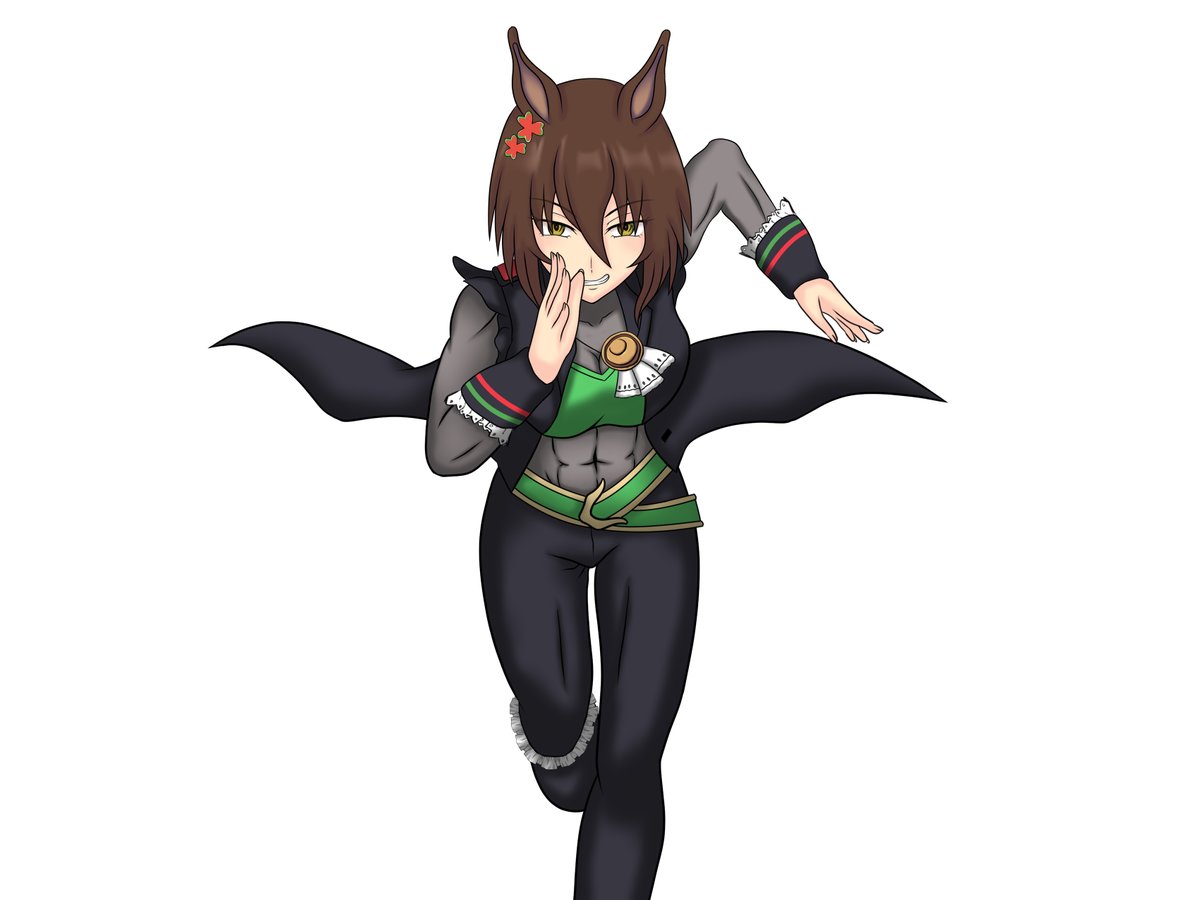 ウマ娘「謎のオリジナル(?)ウマ娘「秘(ピ)」 」|KENTZ(ケンツ)＠プリステ29Rお疲れ様でしたのイラスト