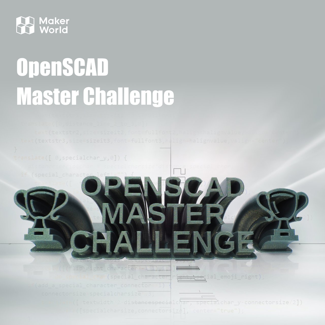 Openscad Logo Parametric Tag [OpenSCAD] By CJKat MakerWorld