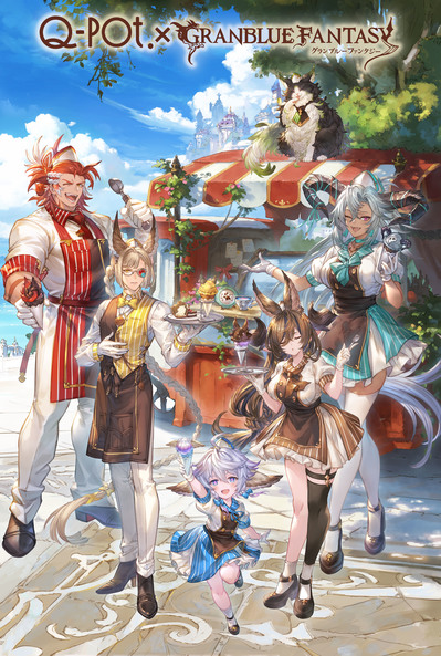 The Six Dragons Gelateria art for the Q-pot collab was first shown off ...