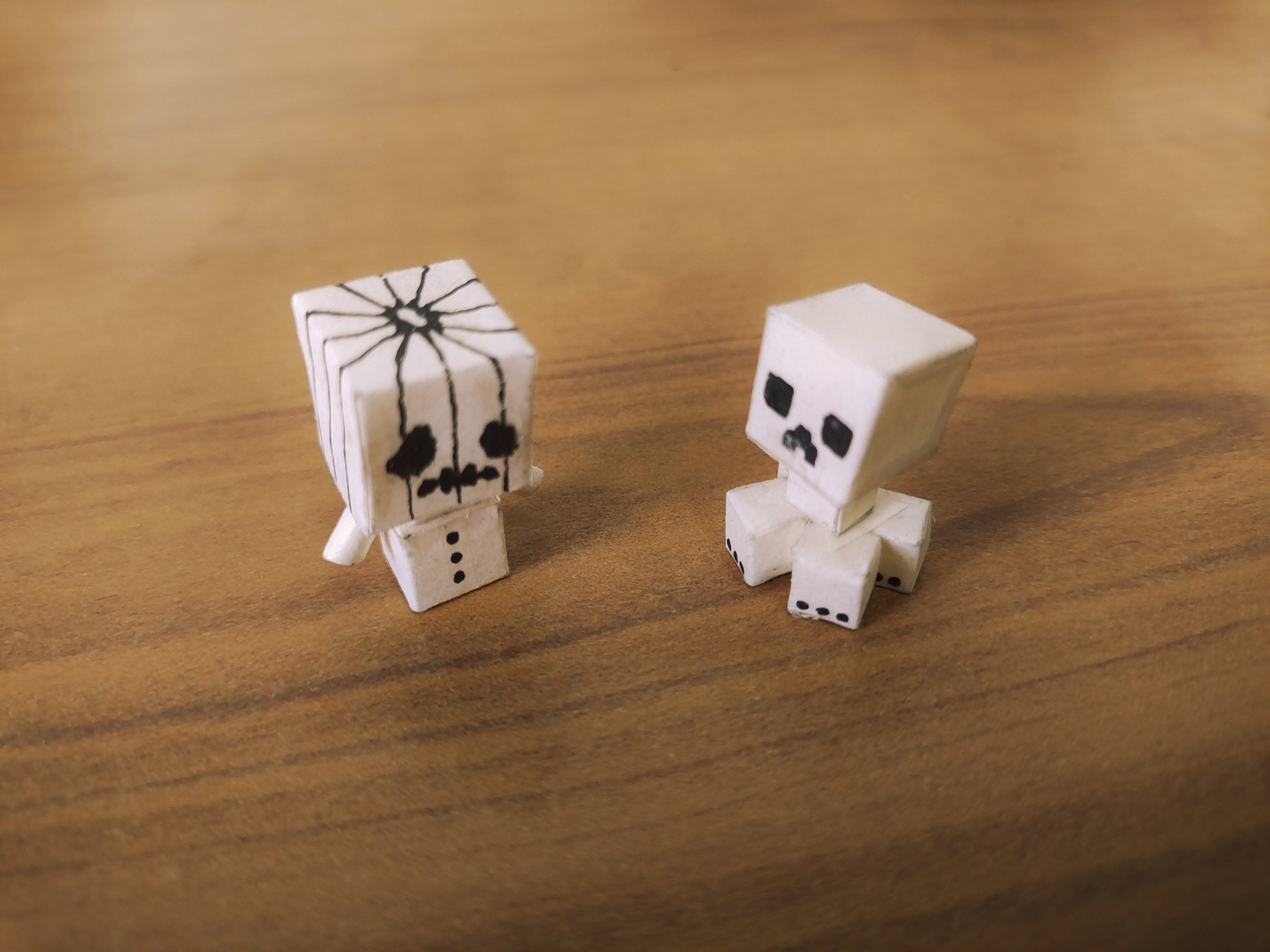 Papercraft Minecraft Ghast STL File Nether Monster Minecraft Monster