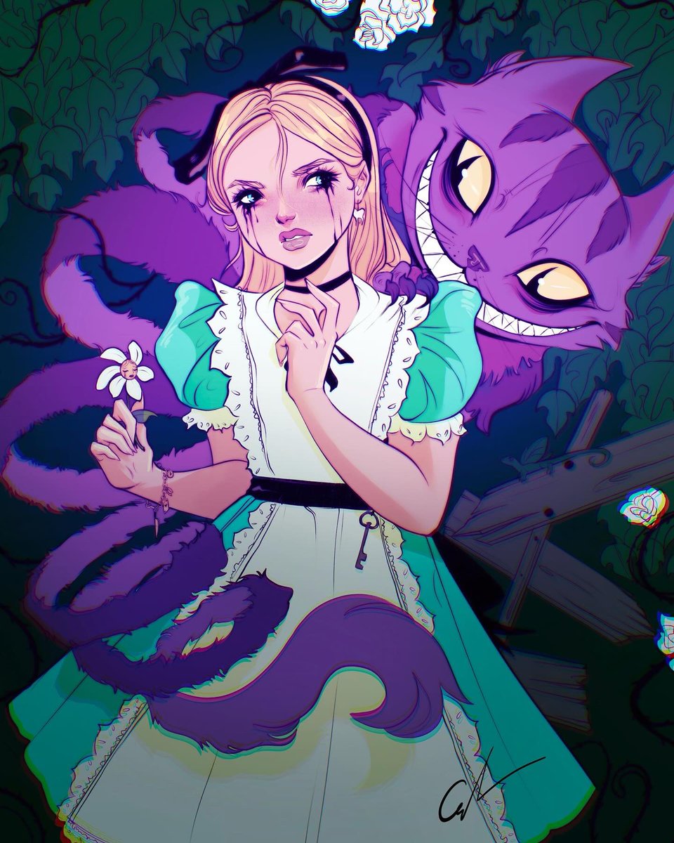アリス 「Last few hours to snag the Alice in Wond」|Ashleigh Izienickiのイラスト