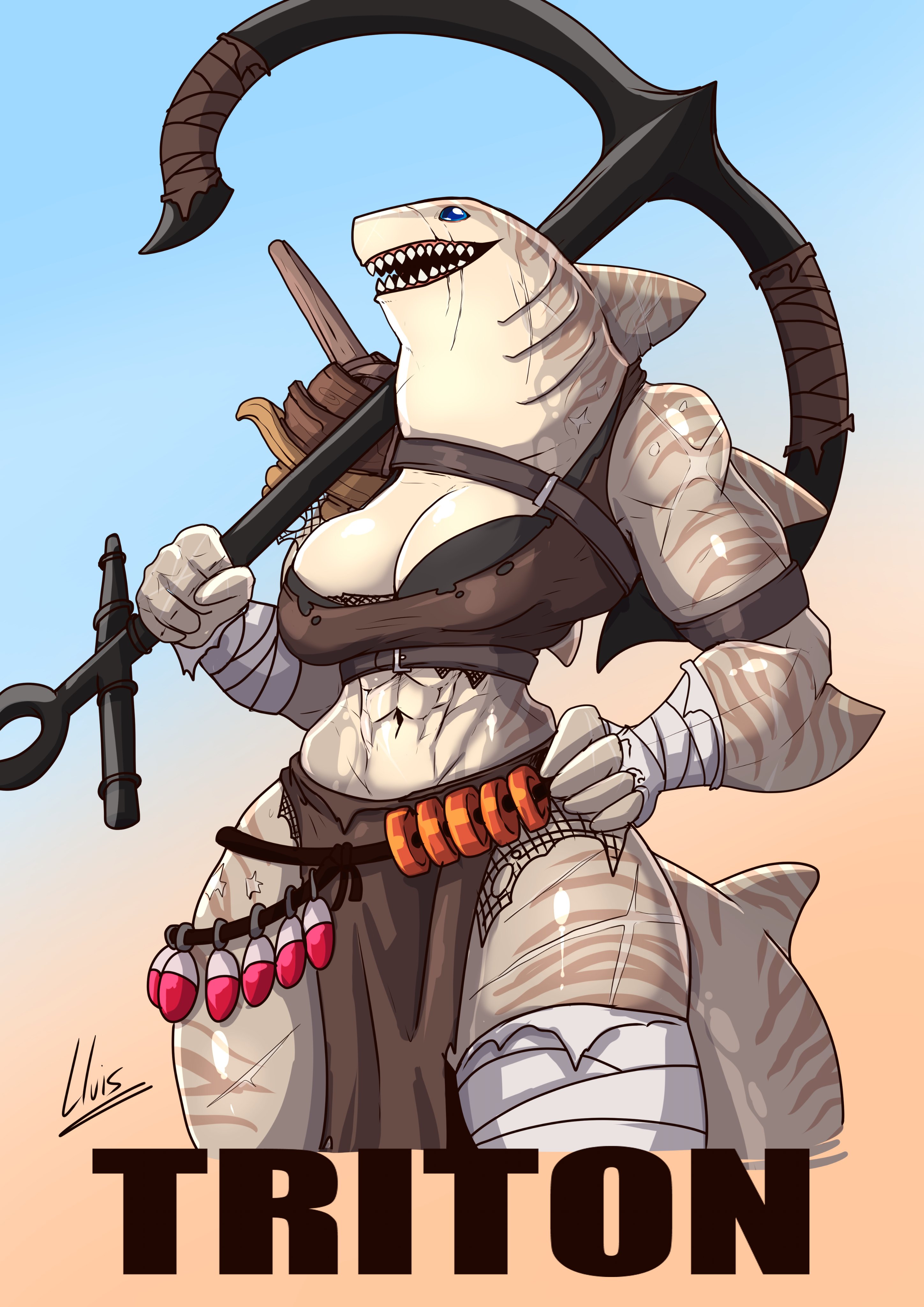 The Big Imageboard Tbib Abs Absurd Res Anchor Anthro Bandage Beady