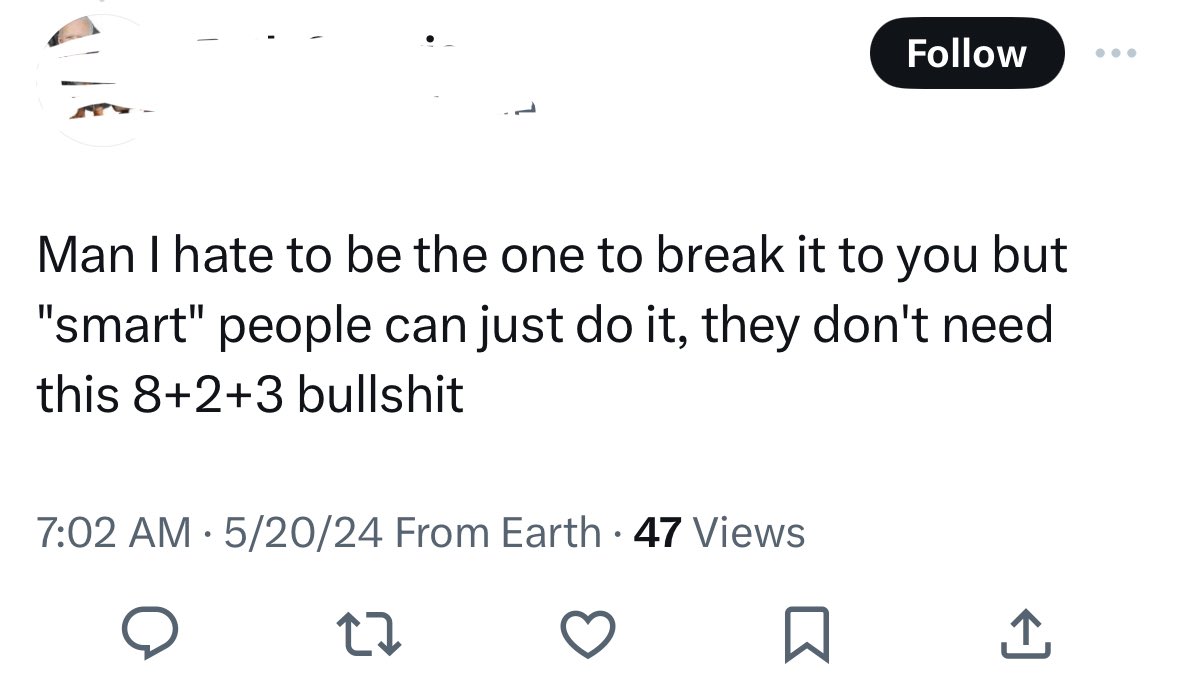 In my discrete math class a student asked “are we supposed to just ...