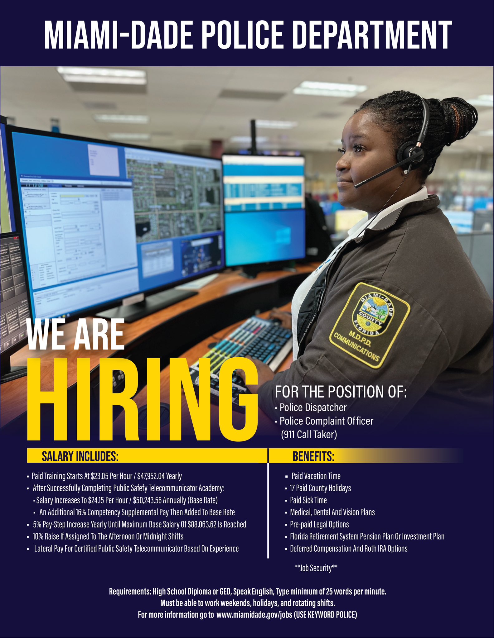 Miami Dade Police Recruiting Miami Dade Sheriff's Office On X: "Join