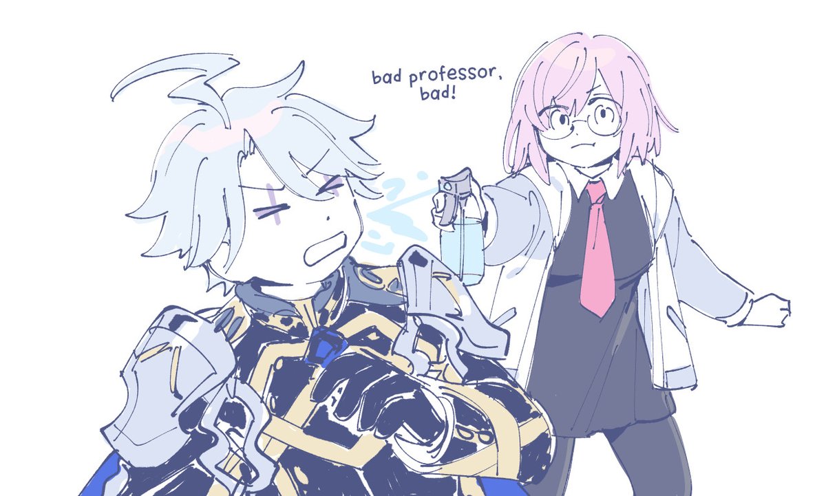 マシュ・キリエライト(Fate) 「bad bad professor 」|bebeのイラスト