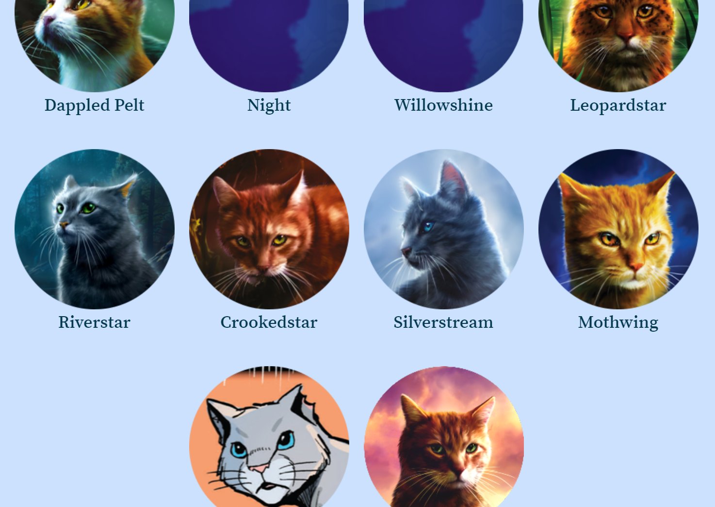 Image Mothwing And Willowshinejpg Warrior Cats Wiki Mudclaw (WC)